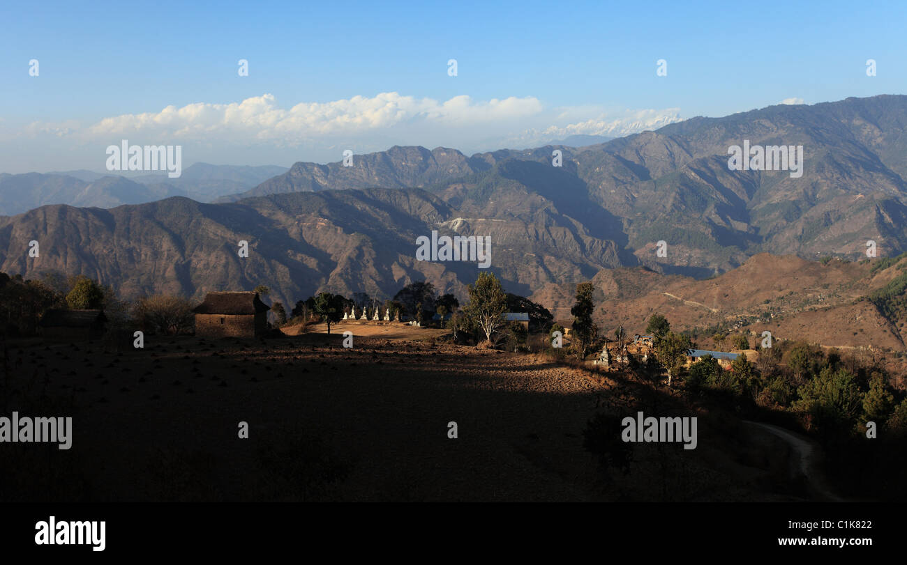 Nepali landscape Nepal Himalaya Stock Photo - Alamy