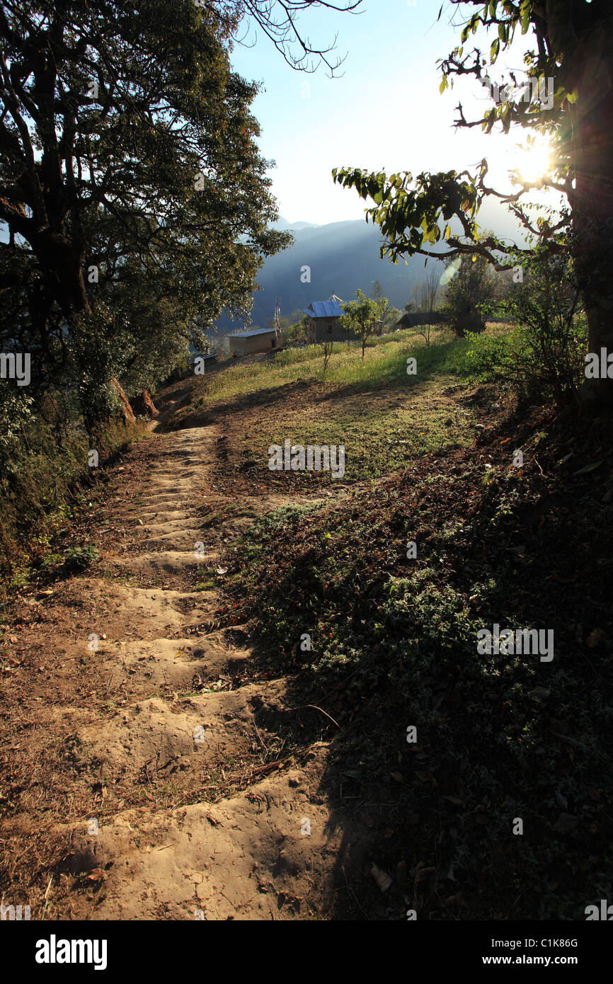 Nepali landscape Nepal Himalaya Stock Photo - Alamy