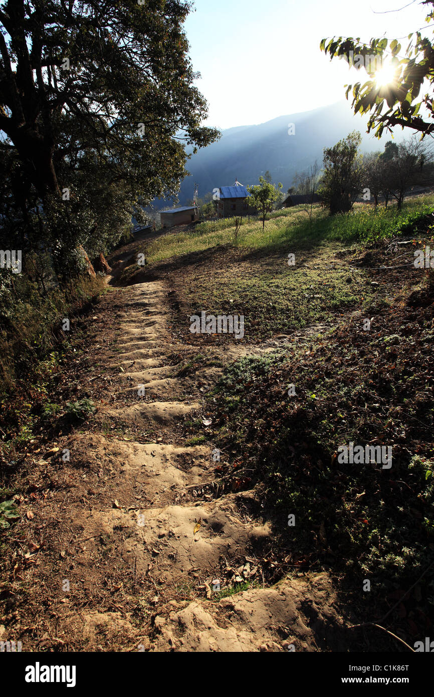 Nepali landscape Nepal Himalaya Stock Photo - Alamy