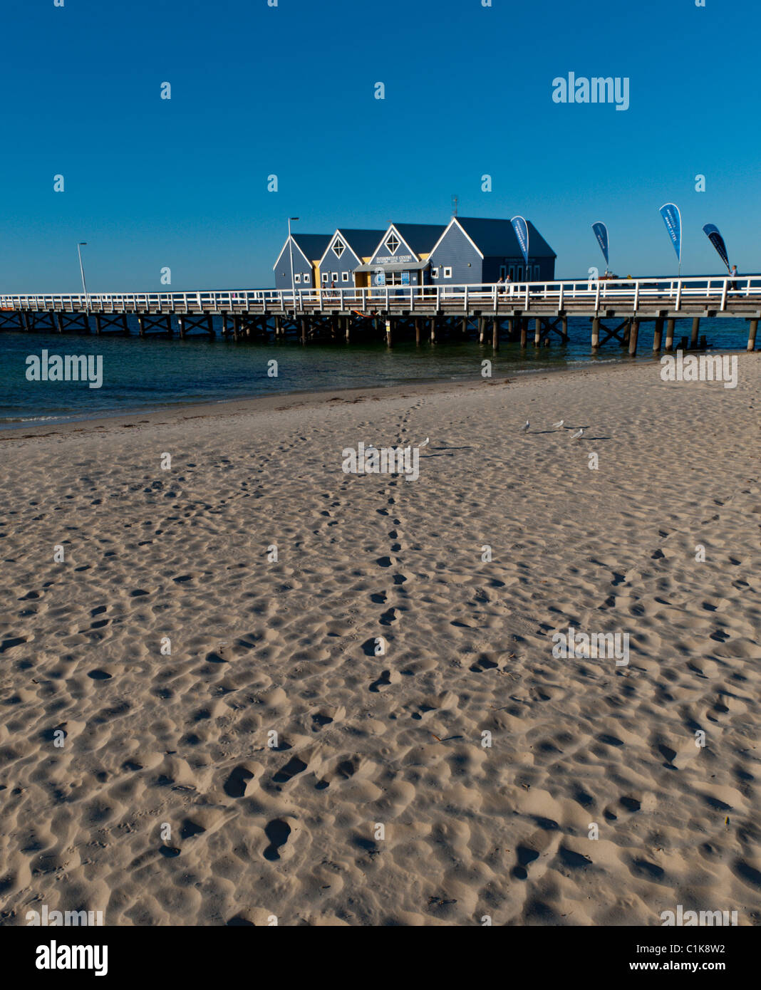 Busselton Jetty is the longest timber-piled jetty in the Southern ...