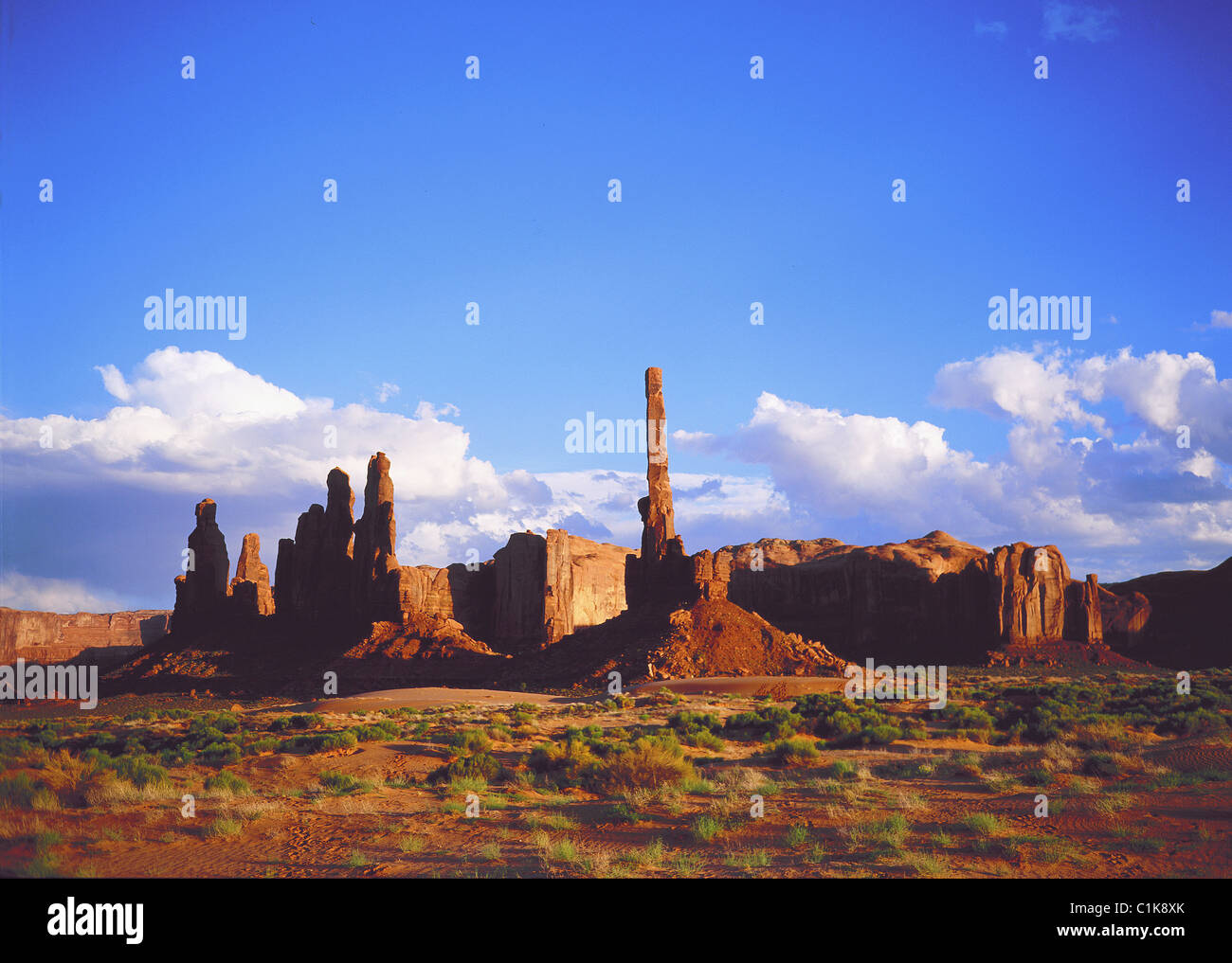 United States, Utah, Monument valley, totem pole Stock Photo - Alamy