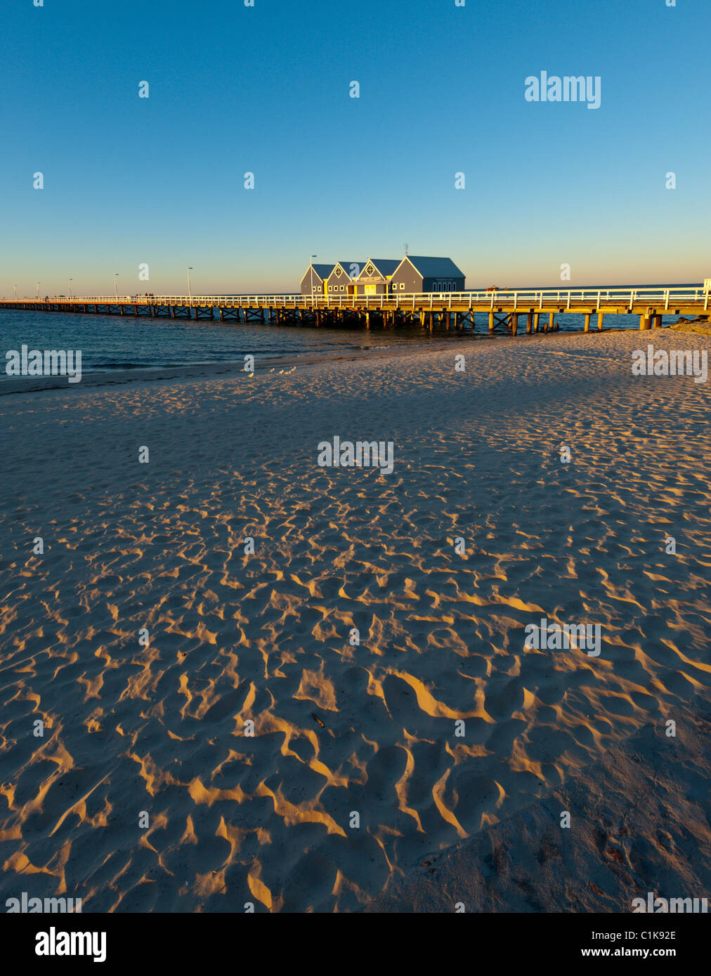 Busselton Jetty is the longest timber-piled jetty in the Southern ...