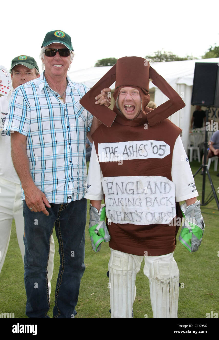 Australian fast bowler Jeff Thompson Charity cricket match between ...