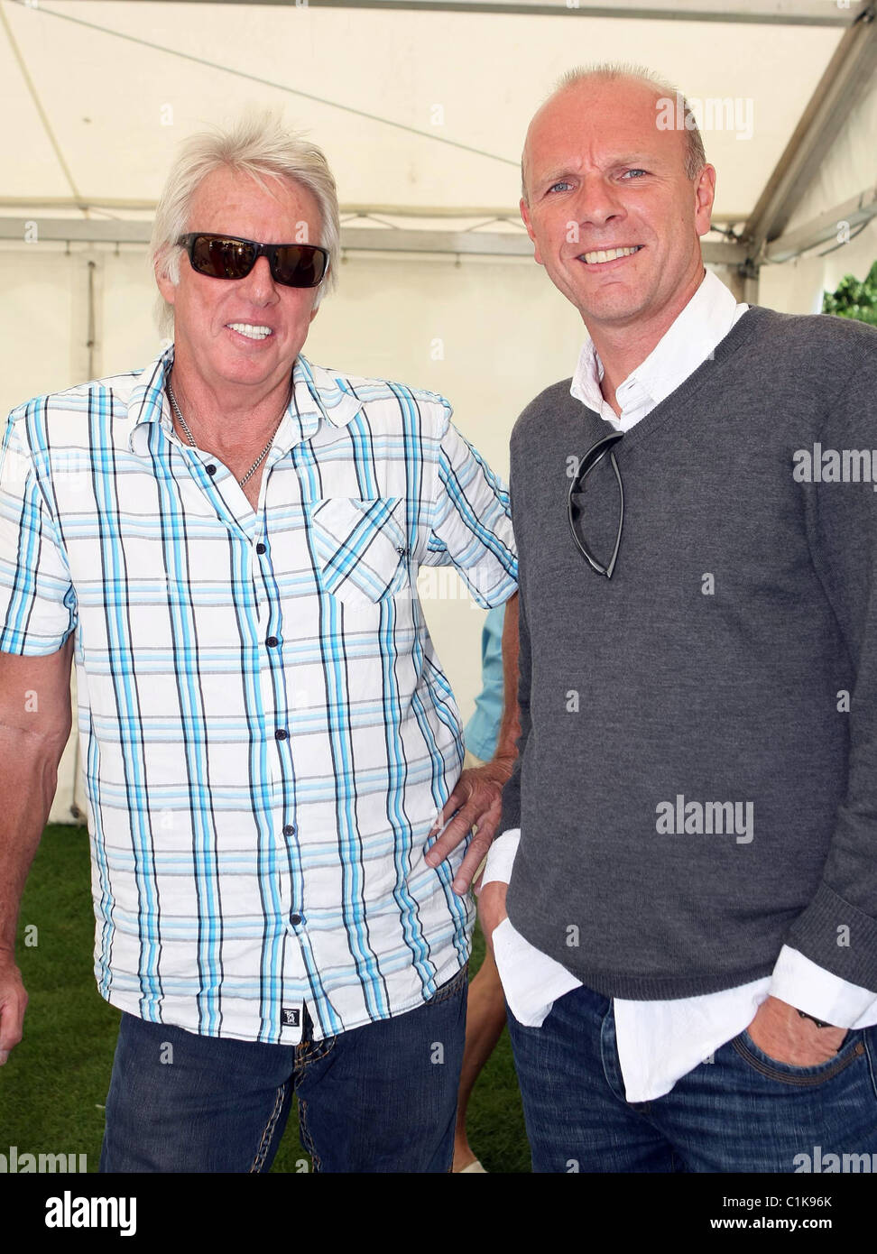Jeff Thompson and Steve Bennet Charity cricket match between Harry Judd ...