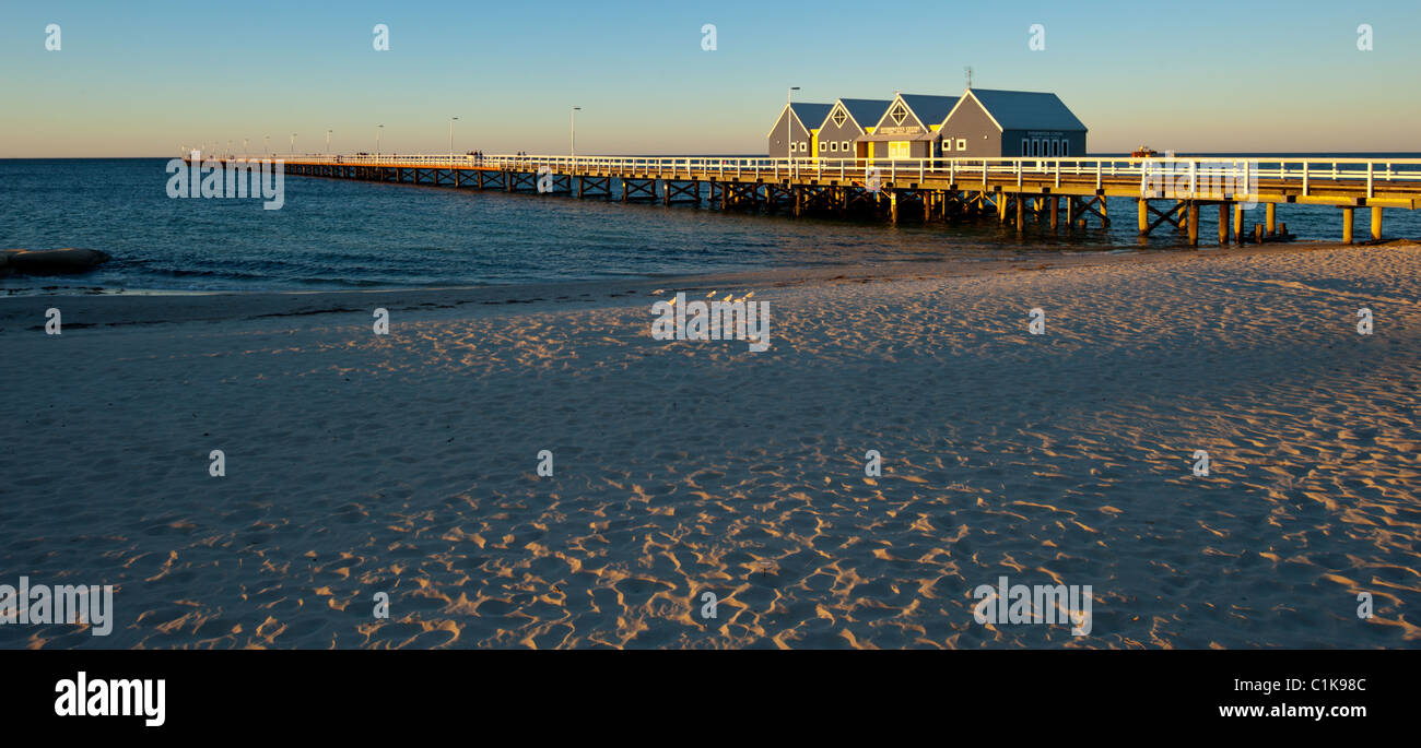 Busselton Jetty is the longest timber-piled jetty in the Southern ...