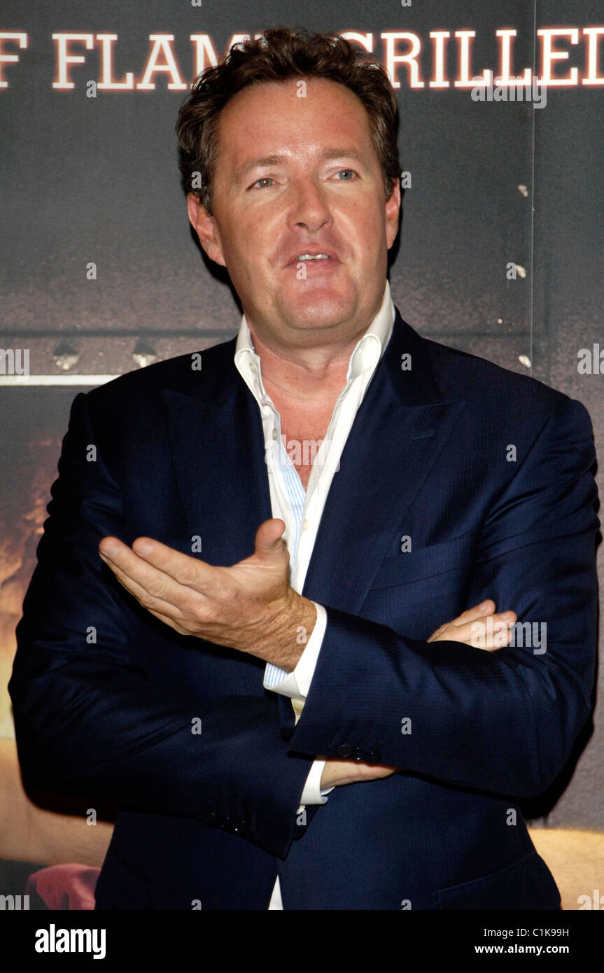 Piers Morgan Burger King 'Flame' - photocall at Selfridges Beauty Hall ...