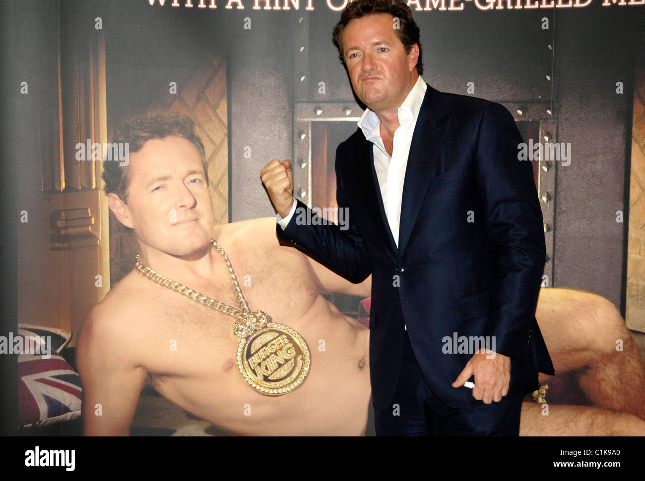 Piers Morgan Burger King 'Flame' - photocall at Selfridges Beauty Hall ...