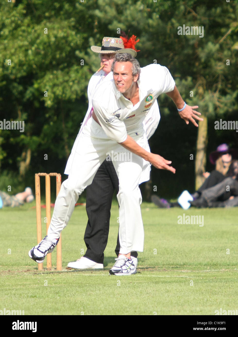 Charity cricket match between harry hi-res stock photography and images ...