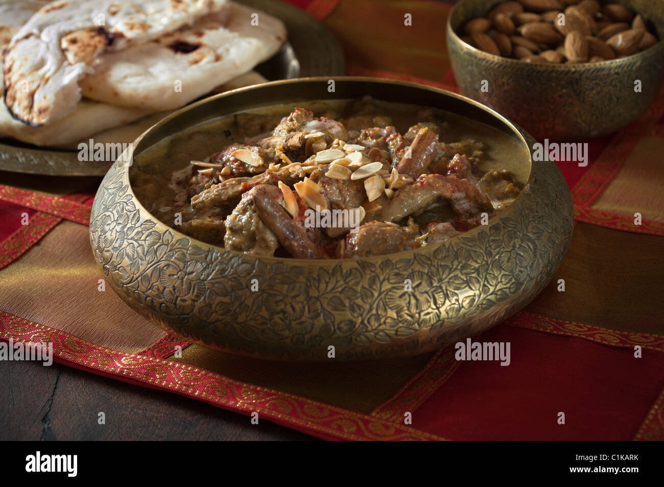 Lamb Pasanda. Pasanda Gosht curry. India Food Stock Photo - Alamy