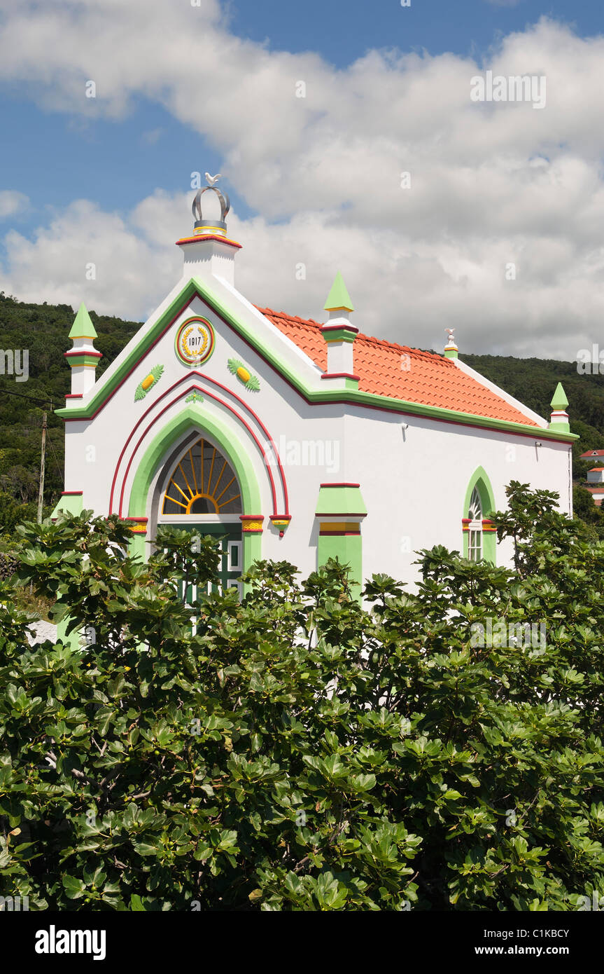 Imperio - small chapel - in Pico island, Azores Stock Photo - Alamy
