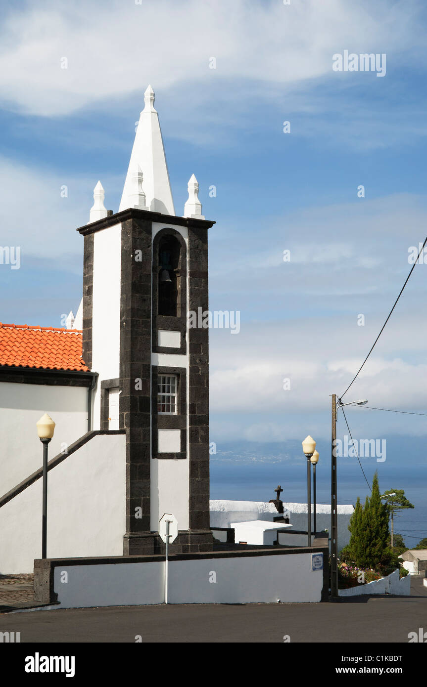 Church of St. Antao in Ribeirinha, Pico islnd, Azores Stock Photo - Alamy