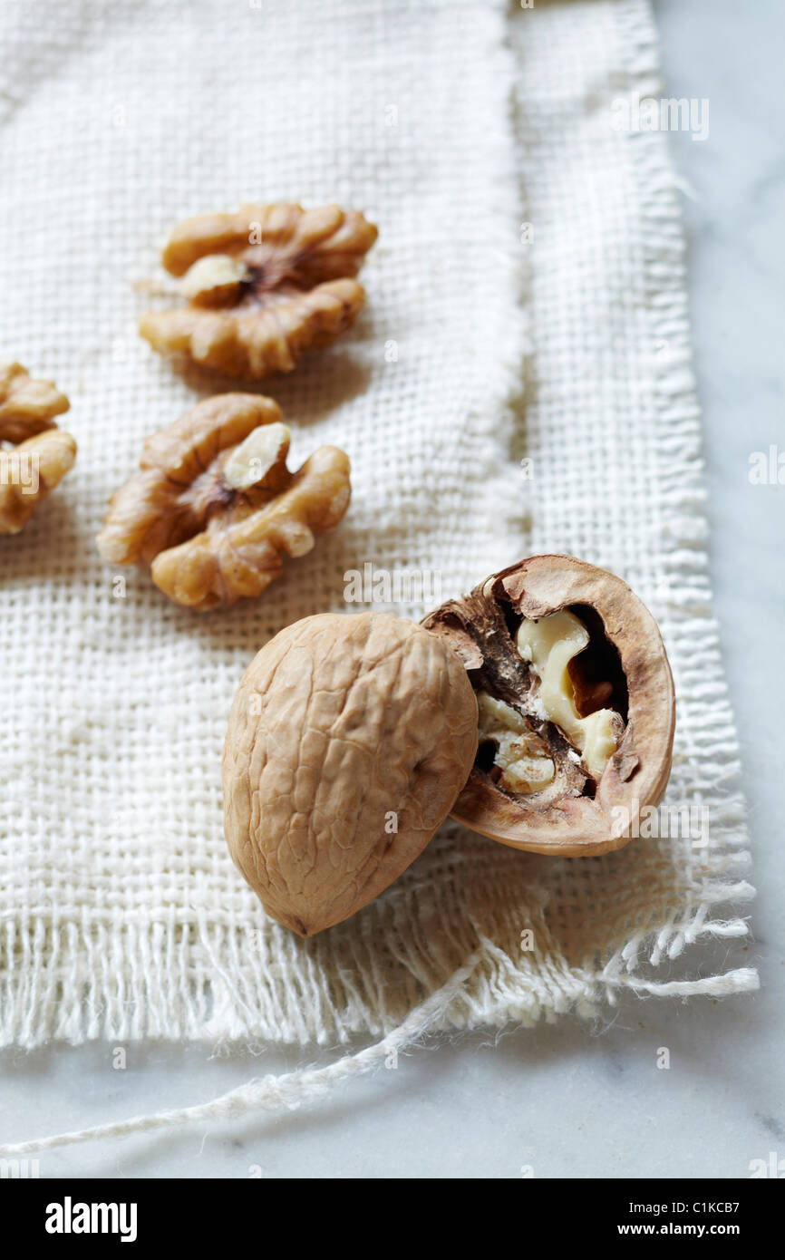 Walnut without shell half hi-res stock photography and images - Alamy