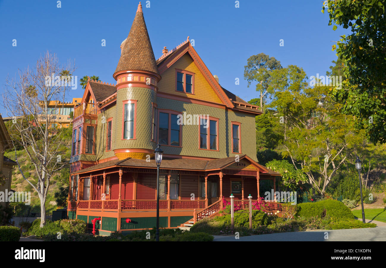 Victorian House, Victorian Village Heritage Park, Old Town, San Diego ...