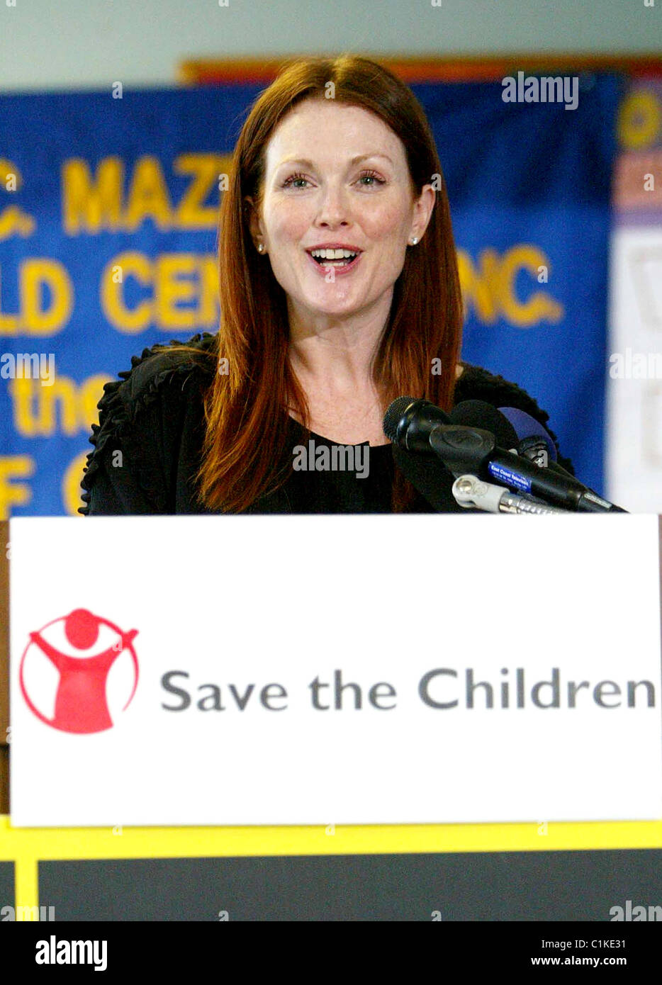 Julianne Moore, ambassador for Save the Children's U.S. Programs at a ...