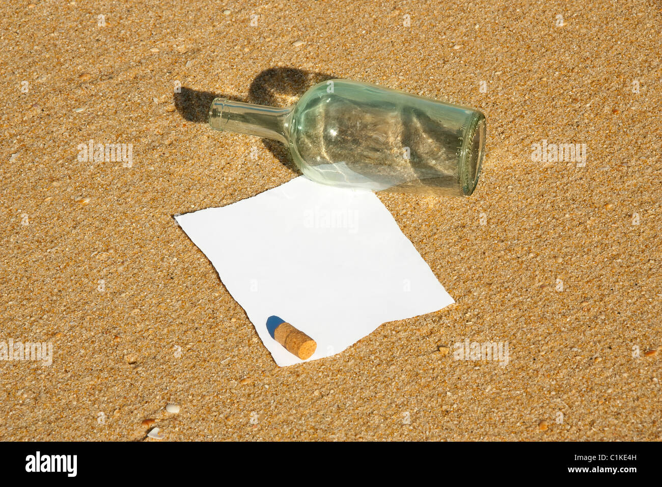 Water in a glass bottle with a cork hi-res stock photography and images ...