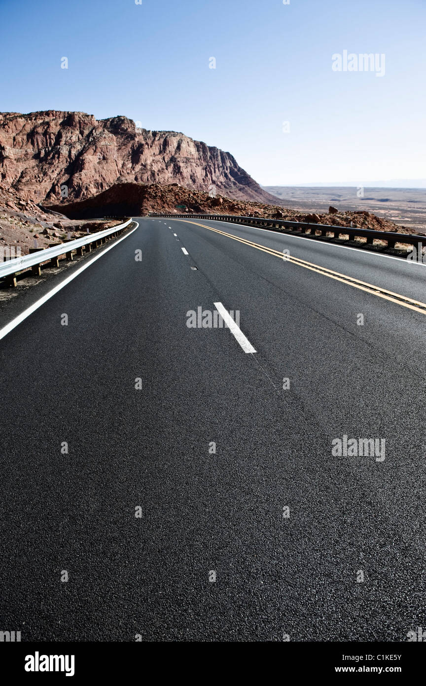 Highway 89, Navajo Indian Reservation, Navajo County, Arizona, USA ...