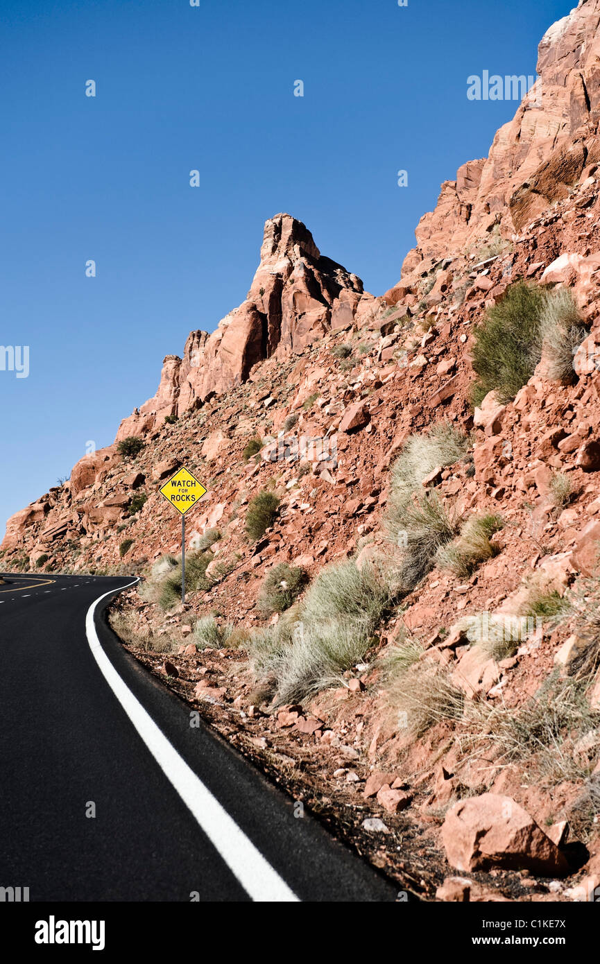 Highway 89, Navajo Indian Reservation, Navajo County, Arizona, USA ...
