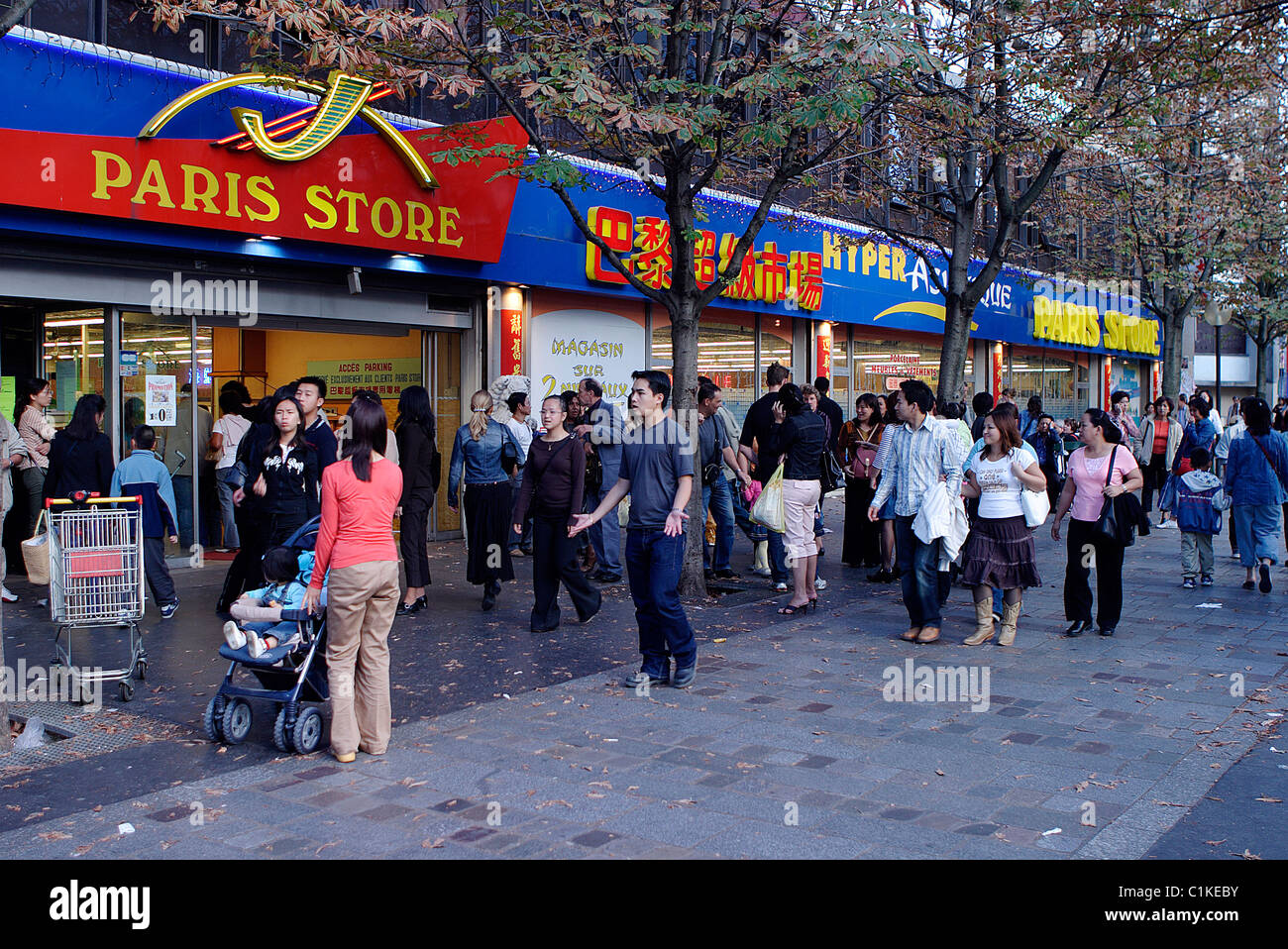 France, Paris, Chinatown Stock Photo - Alamy