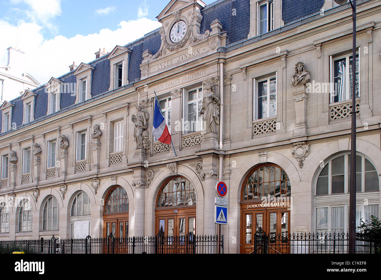 France, Paris, college Janson of Sailly Stock Photo - Alamy