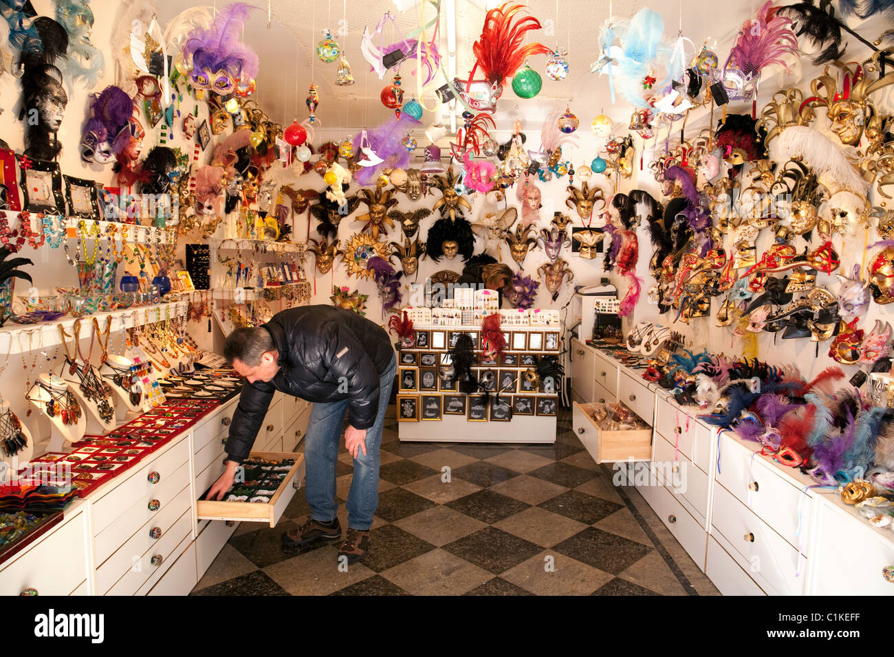 A mask shop in Burano, Venice, Italy Stock Photo - Alamy