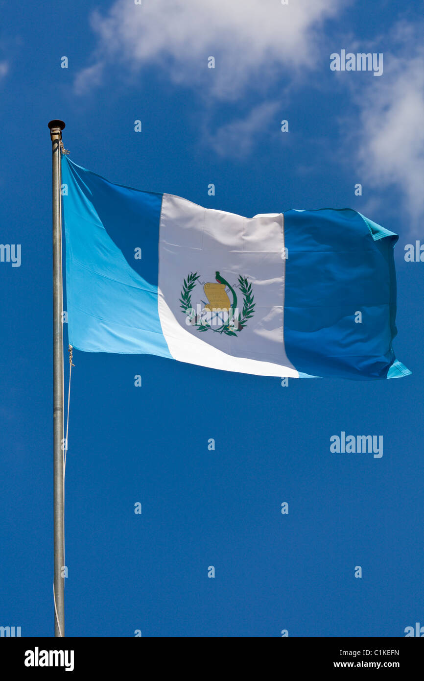 Guatemala flag hi-res stock photography and images - Alamy