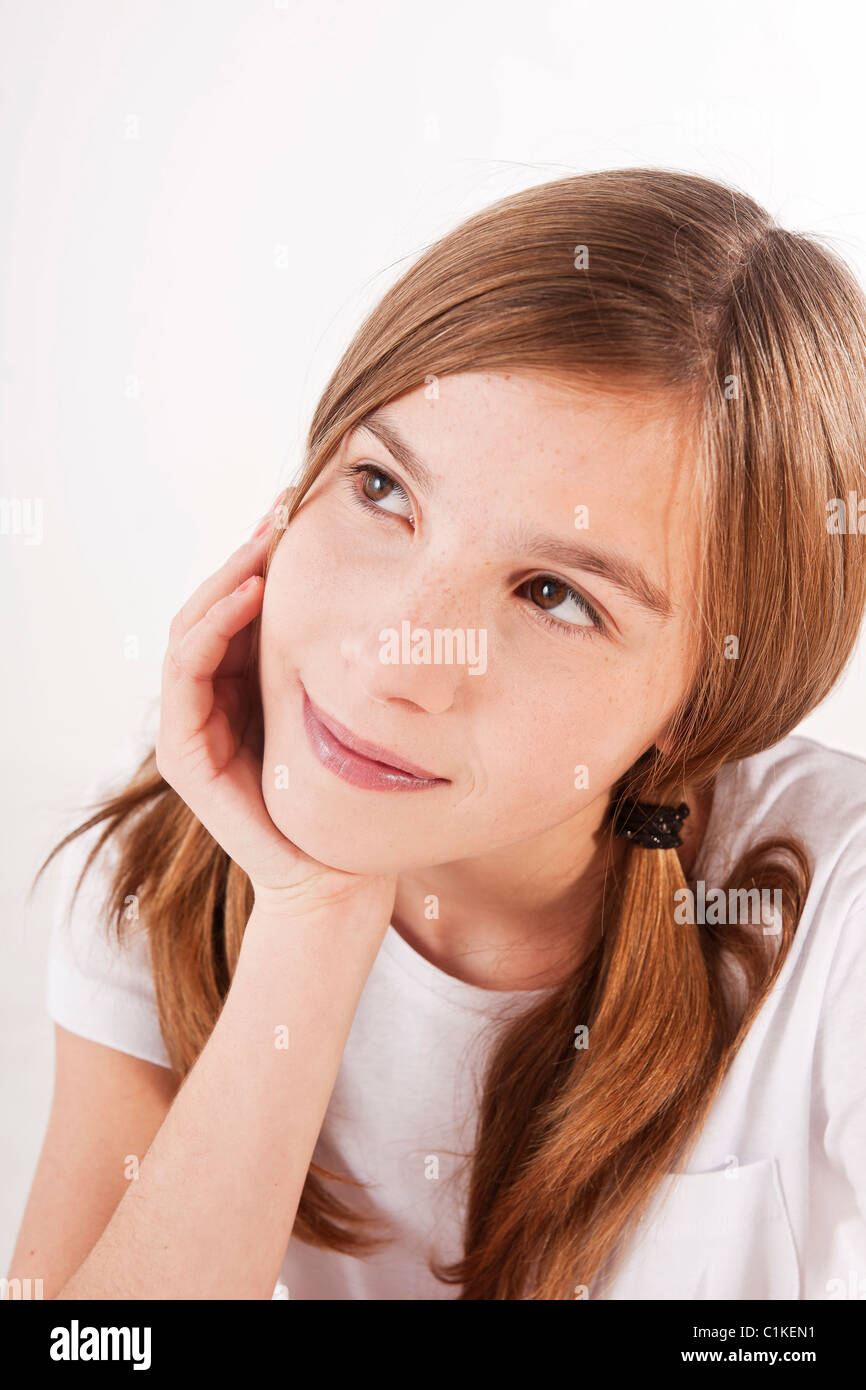 Juvenile tween girls hi-res stock photography and images - Alamy