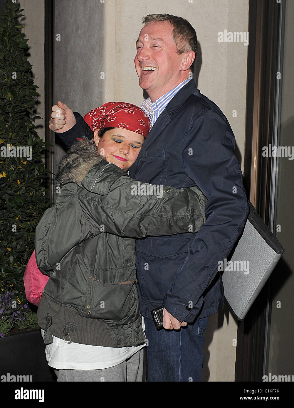 Louis Walsh is accosted by a obsessed female Tanya MacIntosh fan at his ...