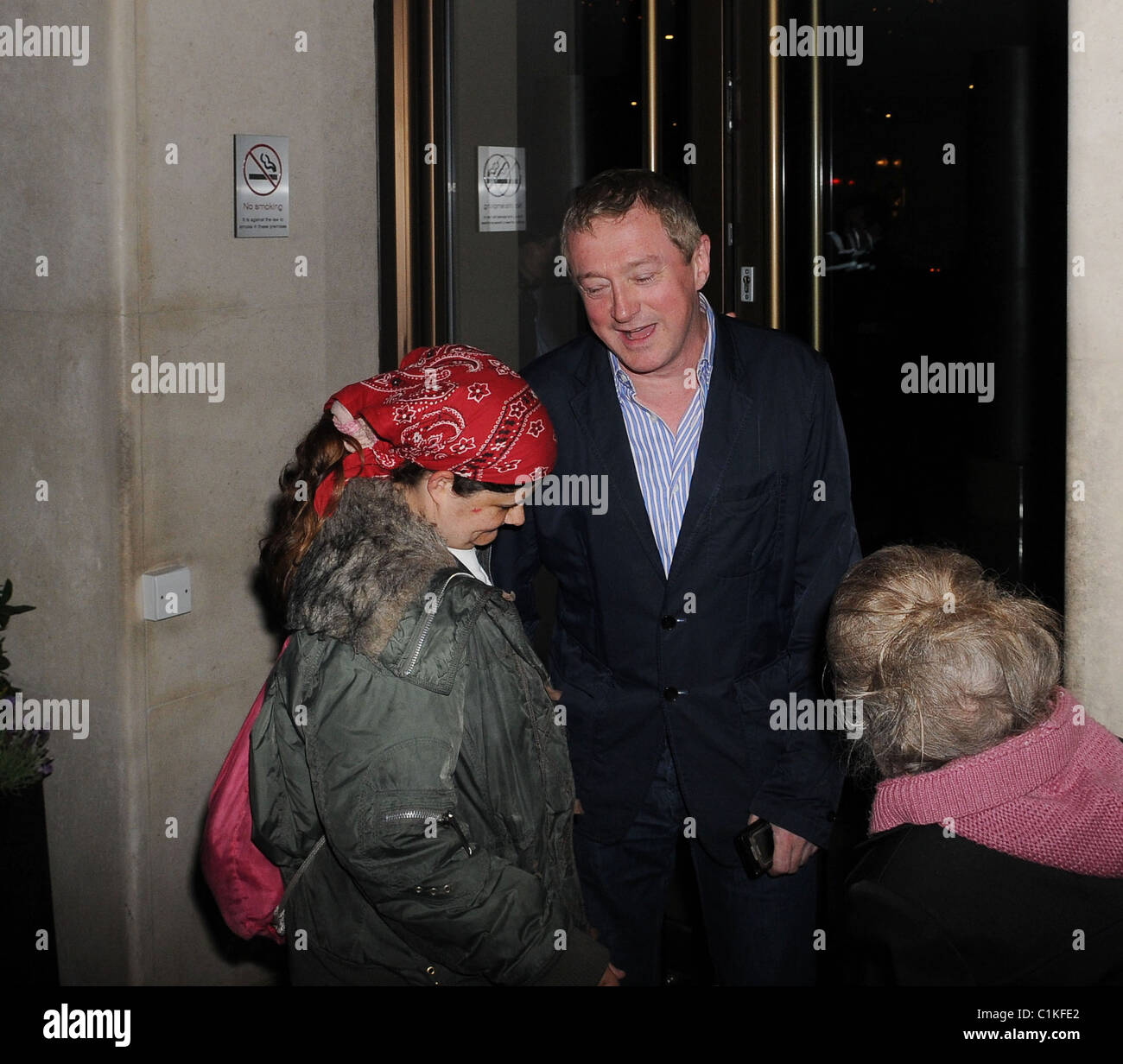 Louis Walsh is accosted by a obsessed female Tanya MacIntosh fan at his ...