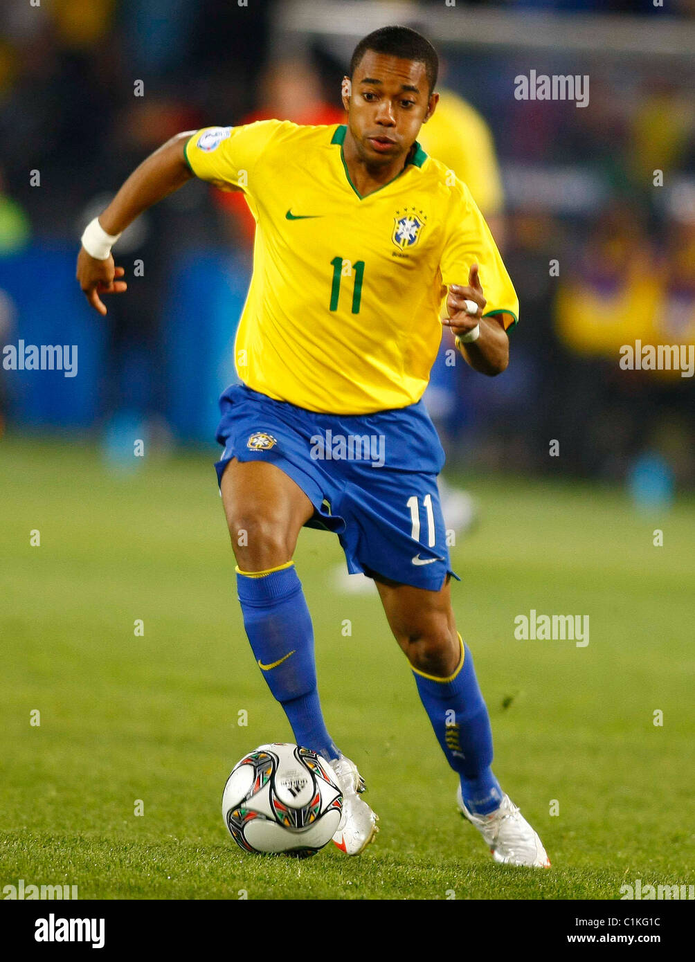 Robinho FIFA Confederation Cup 2009 held at the Loftus Versfeld Stadium ...