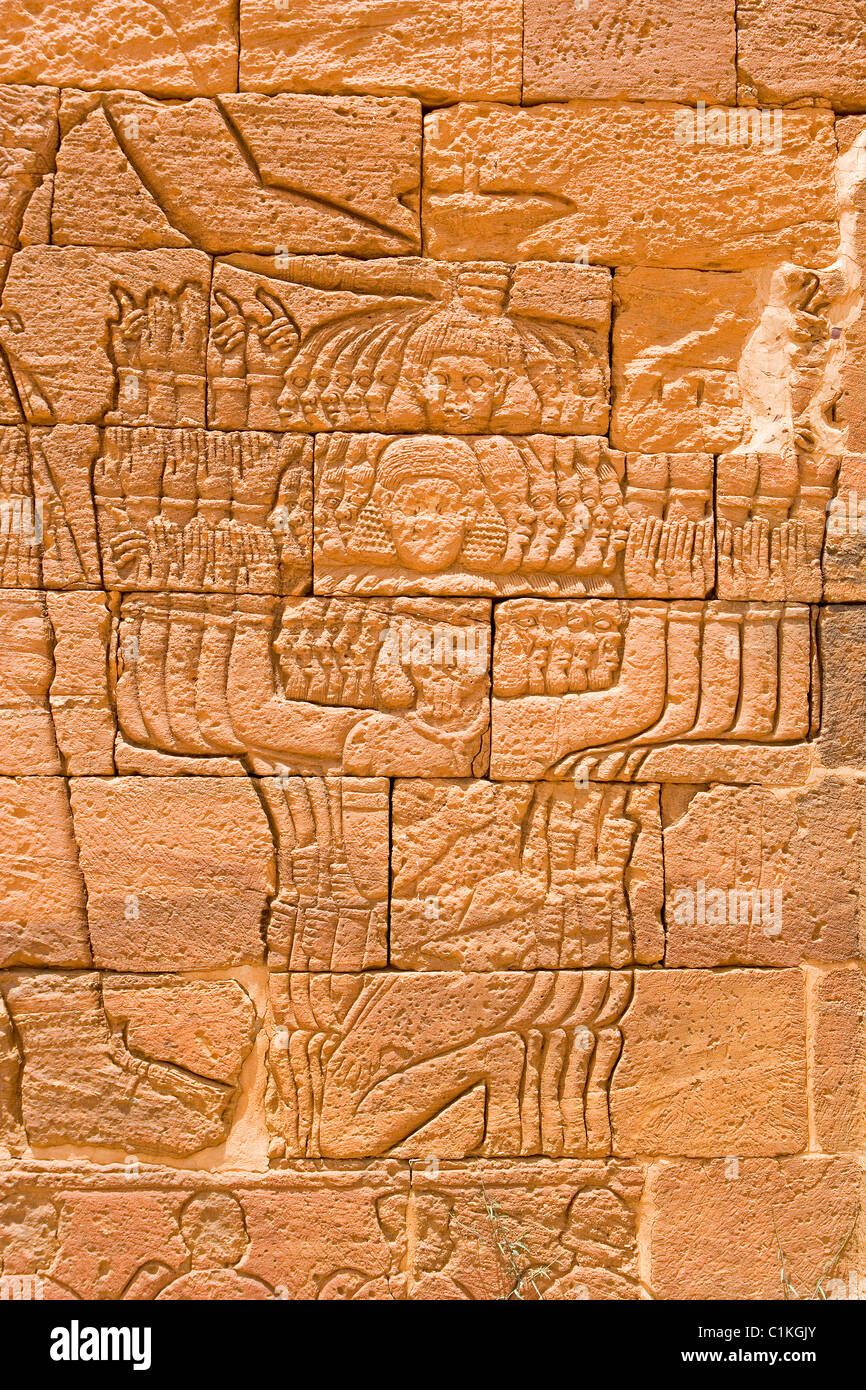 Sudan High Nubia Nahr-an-Nil Province temple consecrated to Apedemek a ...
