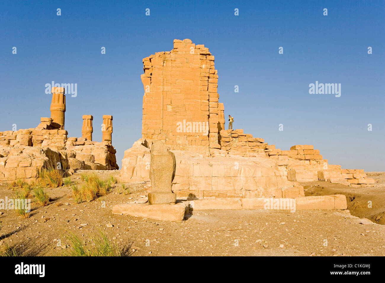 Sudan, Temple built by Am Stock Photo - Alamy