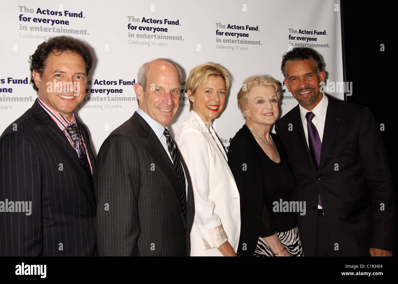 Kevin McCollum, Jonathan Tisch, Annette Bening, Angela Lansbury and ...