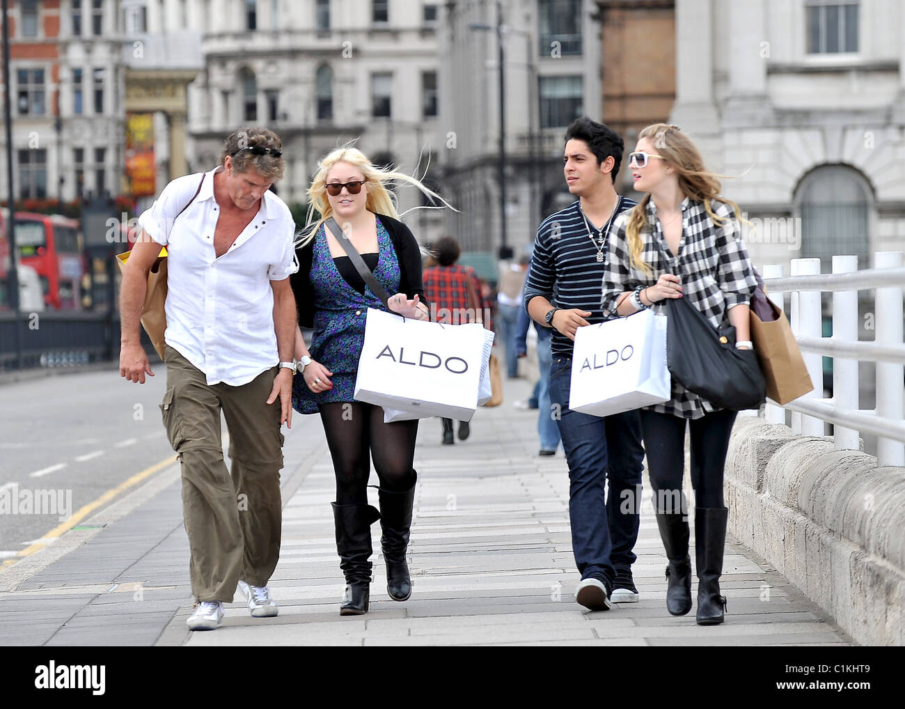 David Hasselhoff and his daughters Taylor-Ann Hasselhoff and Hayley ...