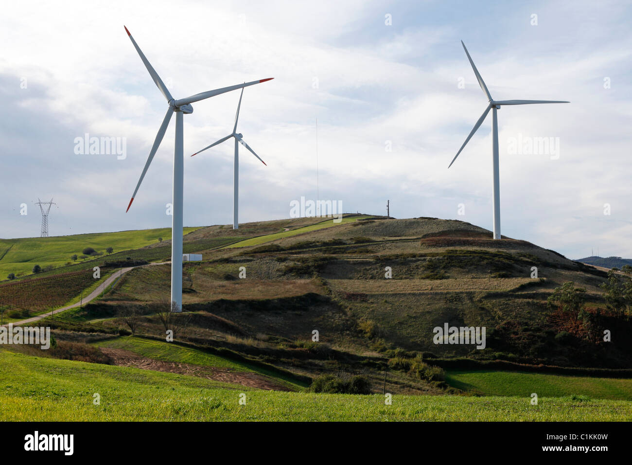 Portugal wind farm hi-res stock photography and images - Alamy