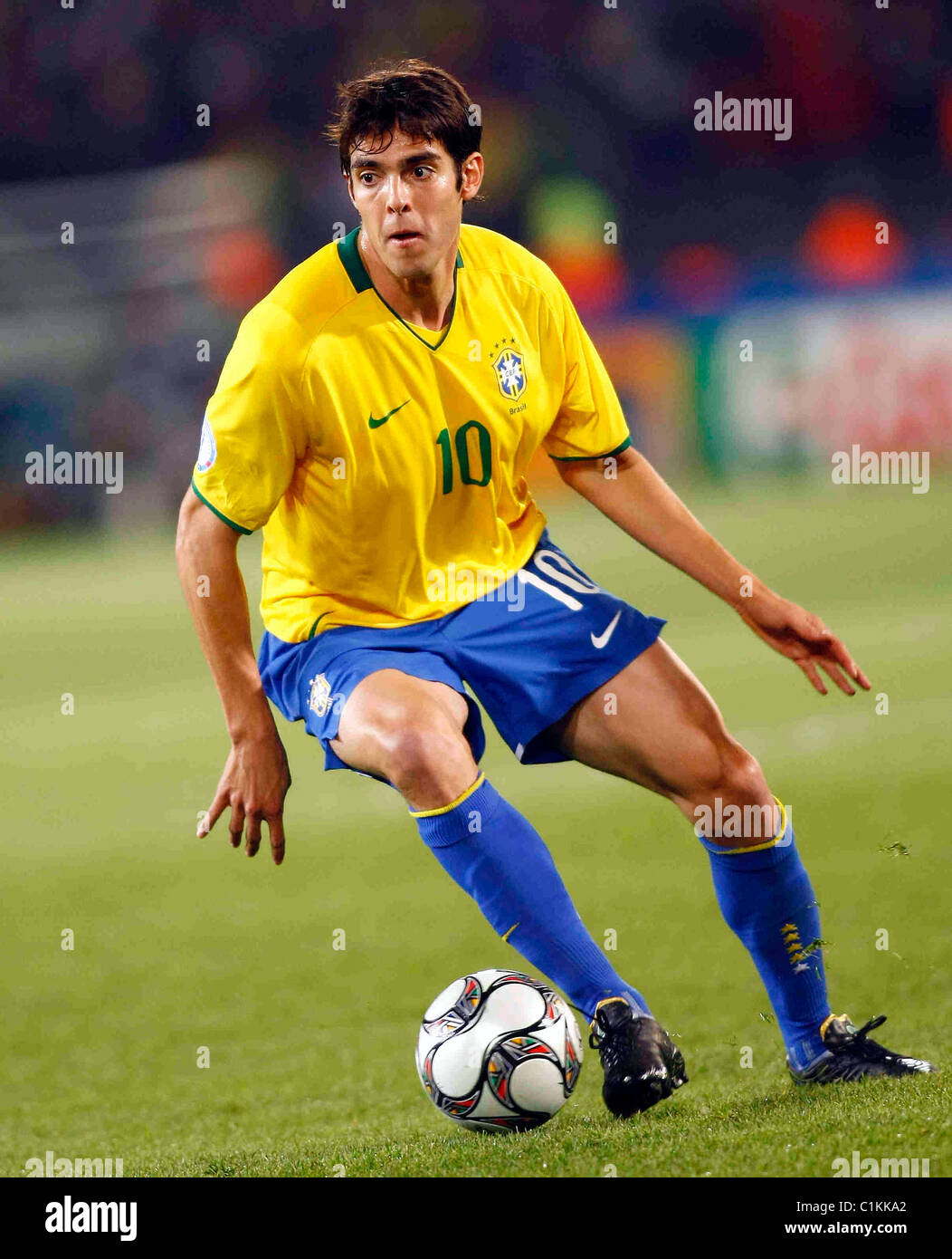 Kaka in action during the FIFA Confederations Cup match between Italy ...