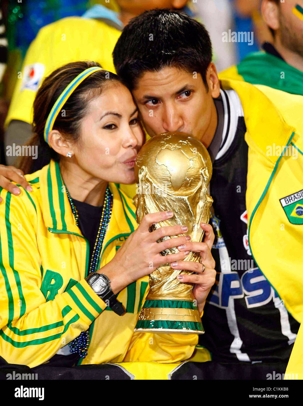 Brazilian fans during the FIFA Confederations Cup match between Italy ...
