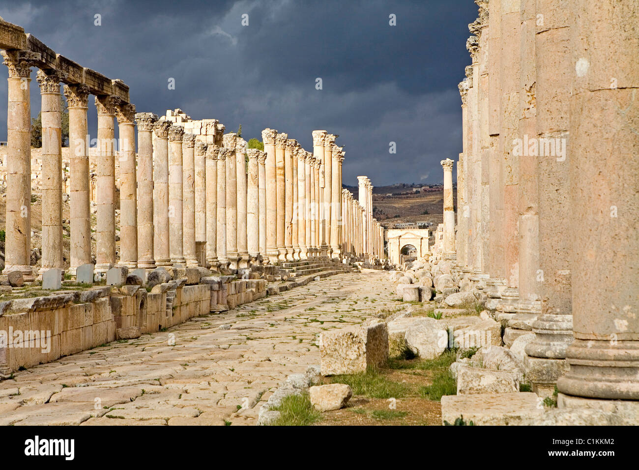 Jordan roman city of Gerasa most important site of the Decapole (10 ...