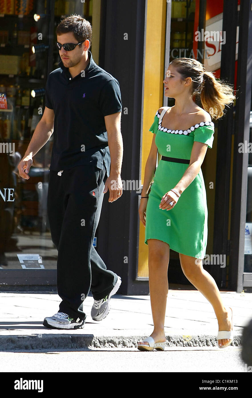 Joe Cole and Carly Zucker out and about following their wedding last ...