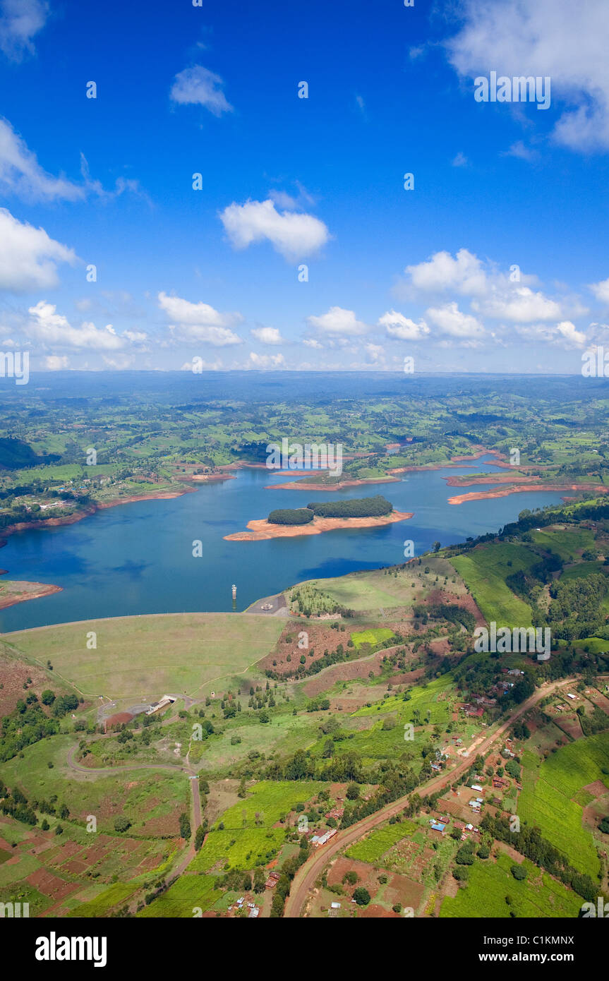 Kenyan landscape from the air hi-res stock photography and images - Alamy