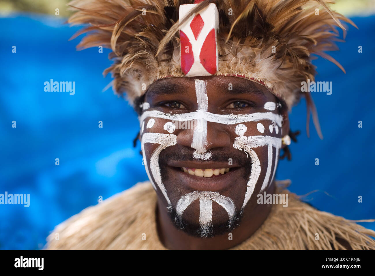 Indigenous dancer from the Torres Strait islands at the Laura ...
