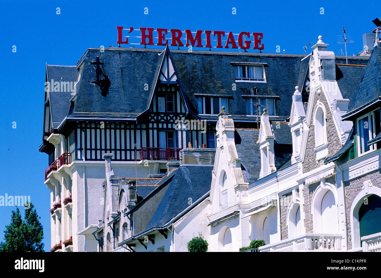 France, Loire Atlantique, La Baule, L'Hermitage (luxury Hotel of ...