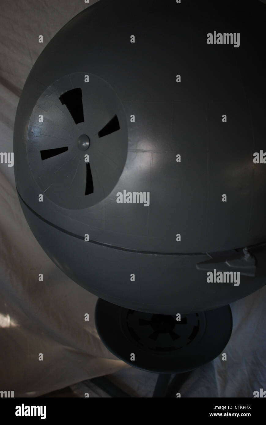 Death Star Grill. That's no BBQ. It's a space station! That's ...