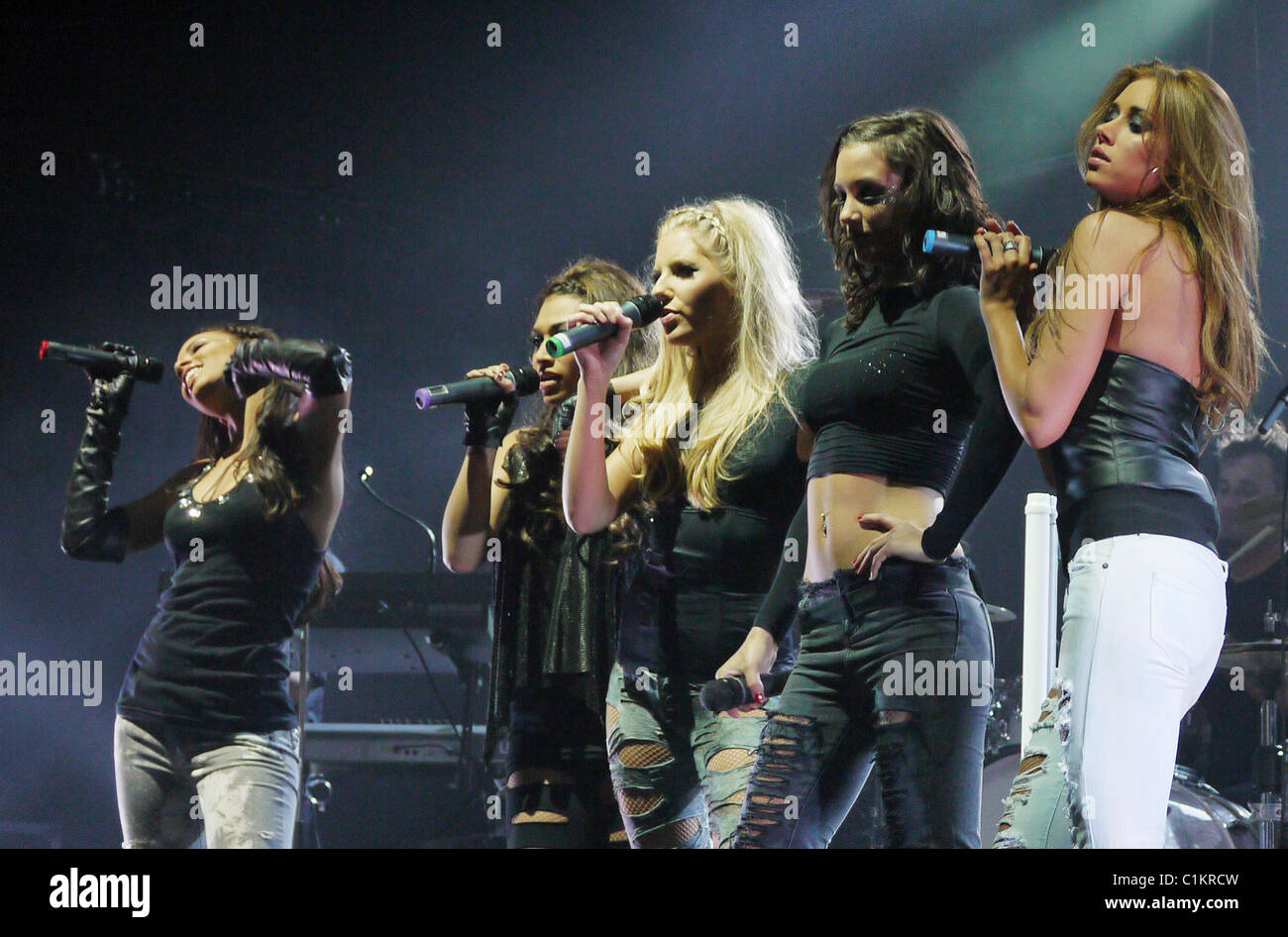 The Saturdays The Saturdays performing live on stage at Wolverhampton ...