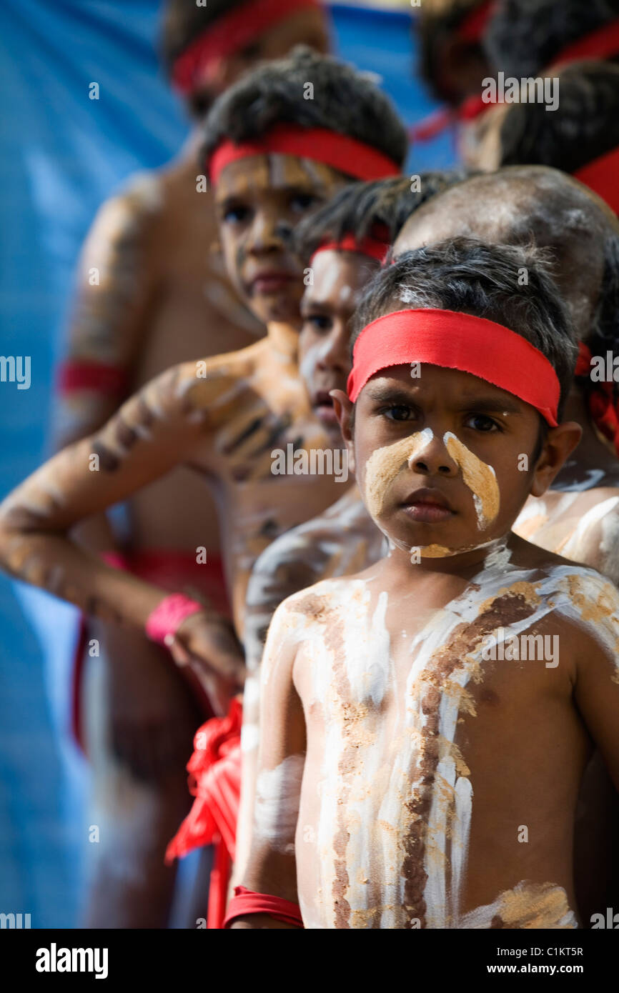 Young indigenous dancers at the Laura Aboriginal Dance Festival. Laura ...