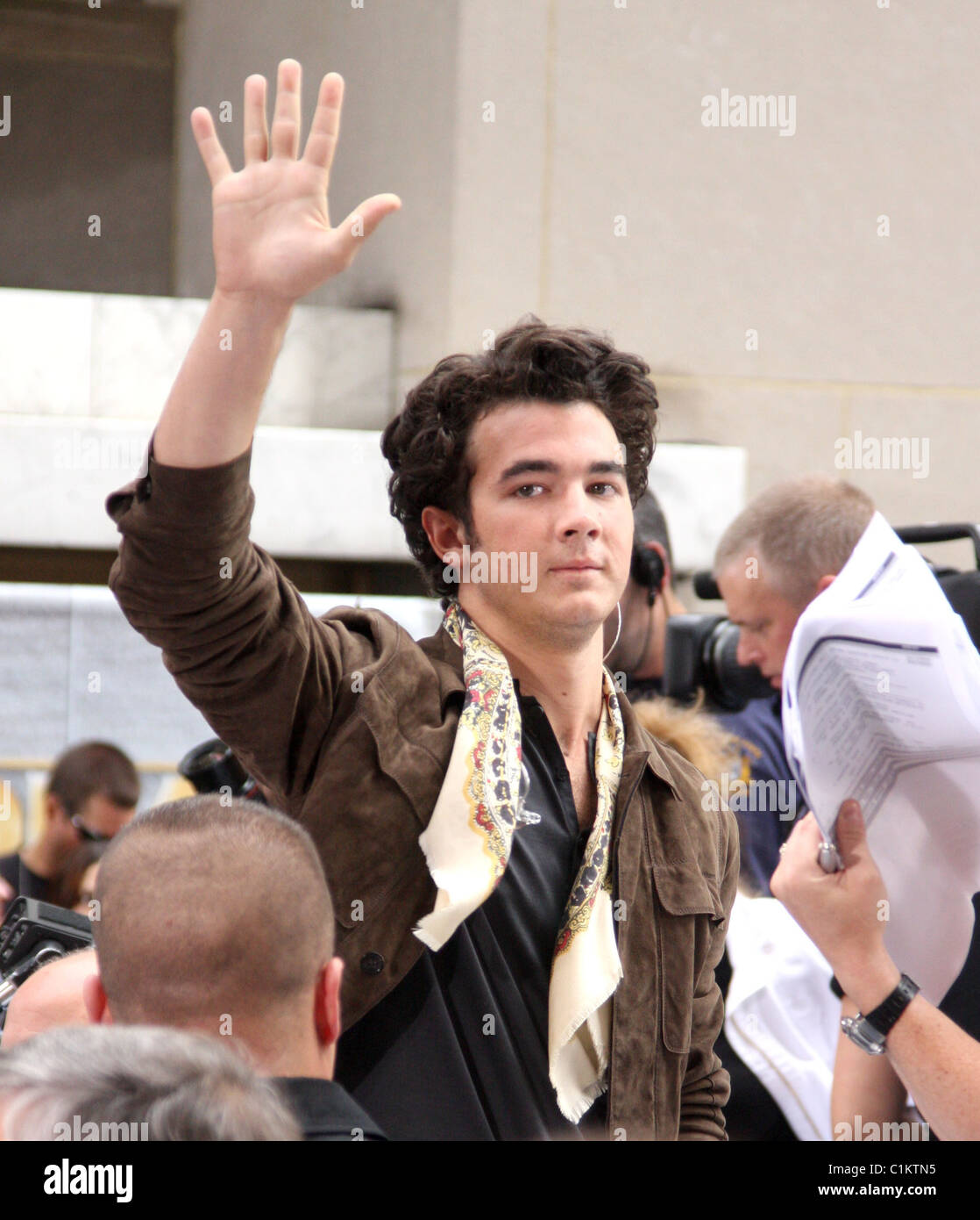 Kevin Jonas The Jonas Brothers perform live at NBC's Toyota Concert ...