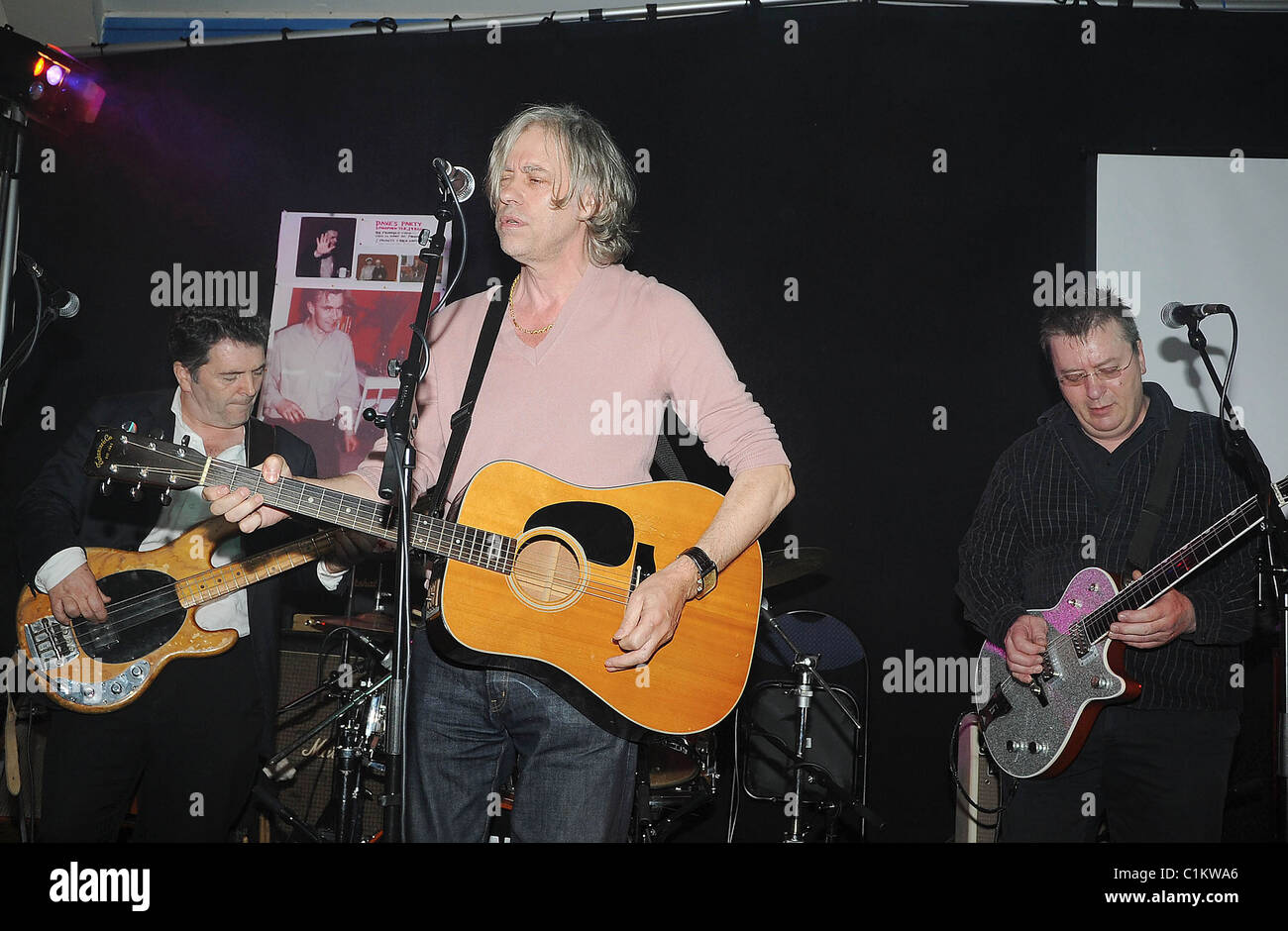 Bob Geldof and Boomtown Rats, Pete Briquette and Garry Roberts ...