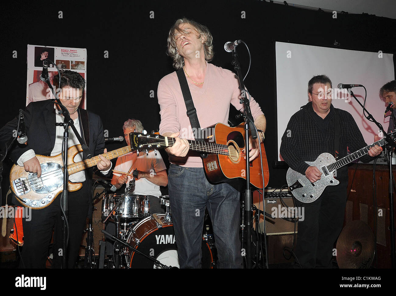 Bob Geldof and Boomtown Rats, Pete Briquette and Garry Roberts at the ...