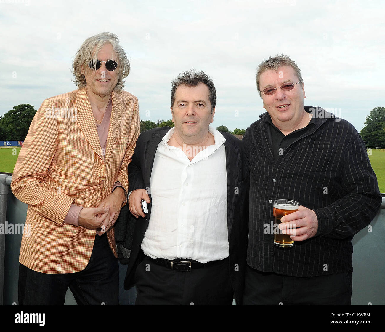 Bob Geldof and Boomtown Rats, Pete Briquette and Garry Roberts at the ...