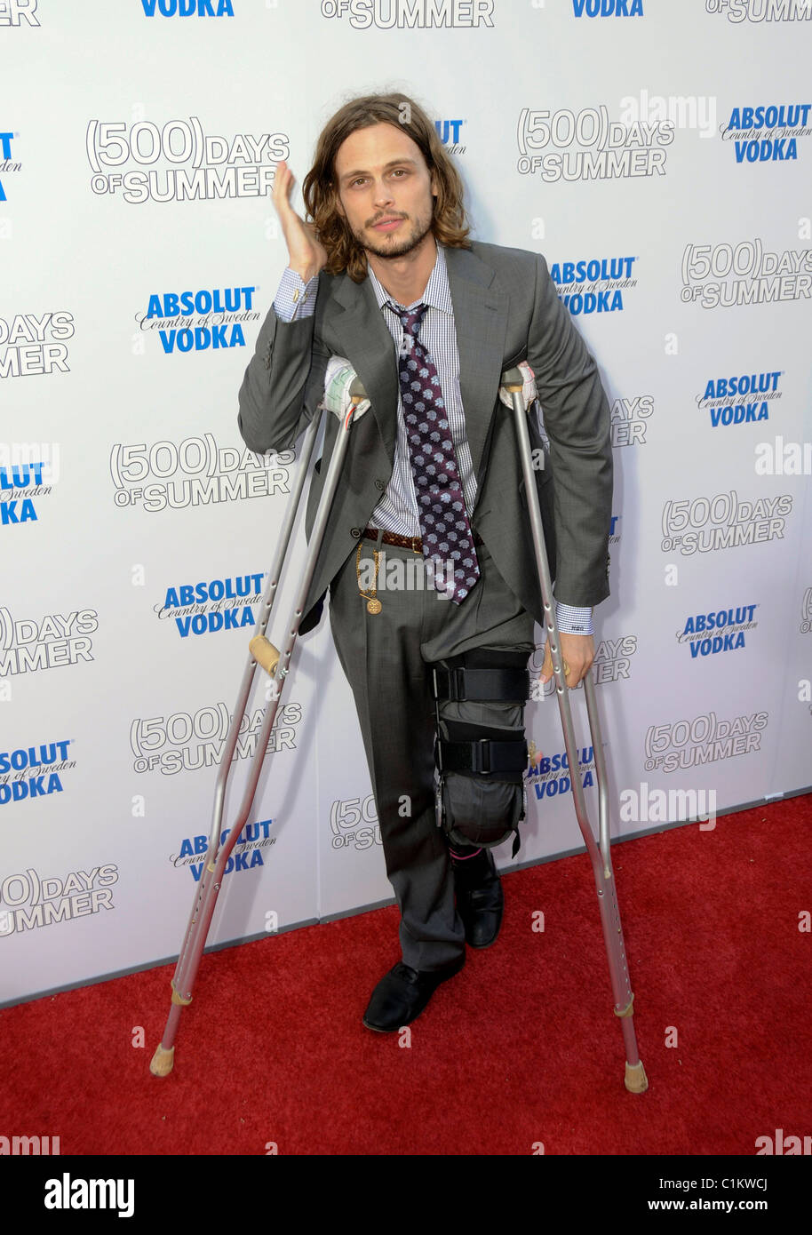 Mathew Gray-Gubbler Premiere of '500 Days Of Summer' held at the ...
