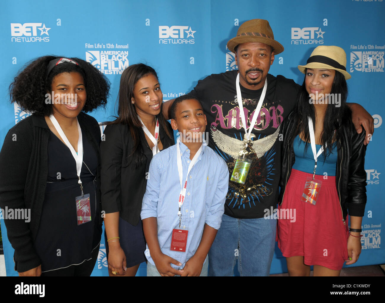 Robert Townsend with his family day one of The 13th Annual American ...
